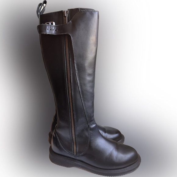 Dr. Martens | Shoes | Dr Martens Chianna Knee High Zip Boot Uk 3 Us 5 ...